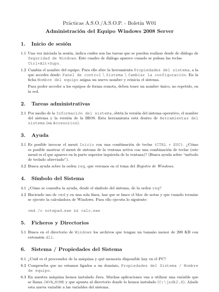 Win 01 | PDF | Interfaz de línea de comando | Java (lenguaje de ...