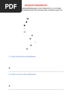 Microsoft Publisher User Guide | PDF | Software | Computing