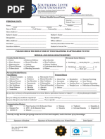 Bowel Cancer Screening Participant Form | PDF | Screening (Medicine)