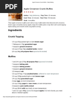 Master Muffin Recipe by Sally | PDF | Muffin | Baking