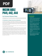 MiCOM P442 Distance Protection Relay Guide | PDF | Power Supply ...