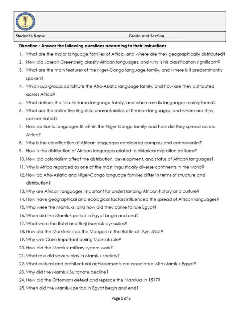 Grade 11 History 3rd Quarter Worksheet | PDF