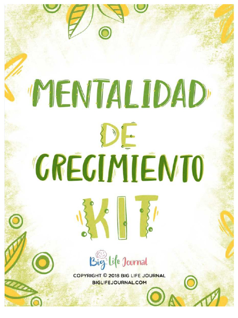 Kit Para Abordar Mentalidad de Crecimiento) | PDF