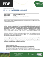 Ficha Técnica de Nitro Xtend XP | PDF | Fertilizante | Nutrientes