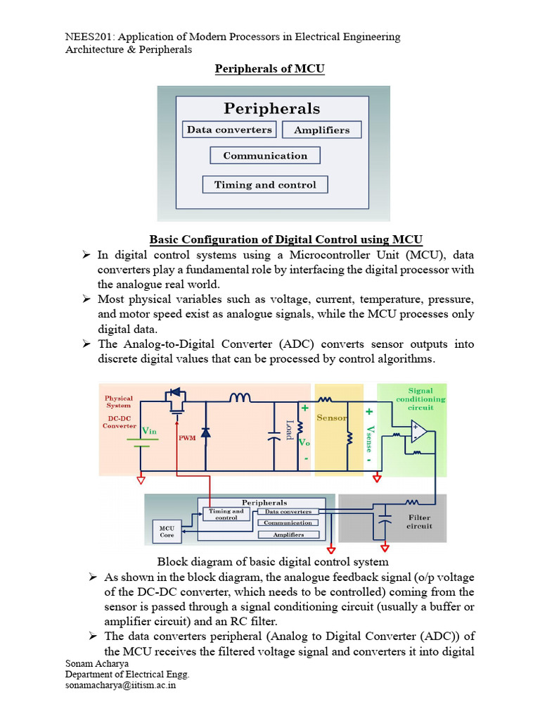 1771844473 Important Peripherals of MCU Part 1 | PDF | Analog To ...