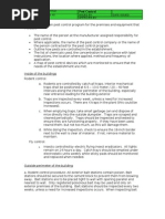 Weekly Pest Control Checklist | PDF