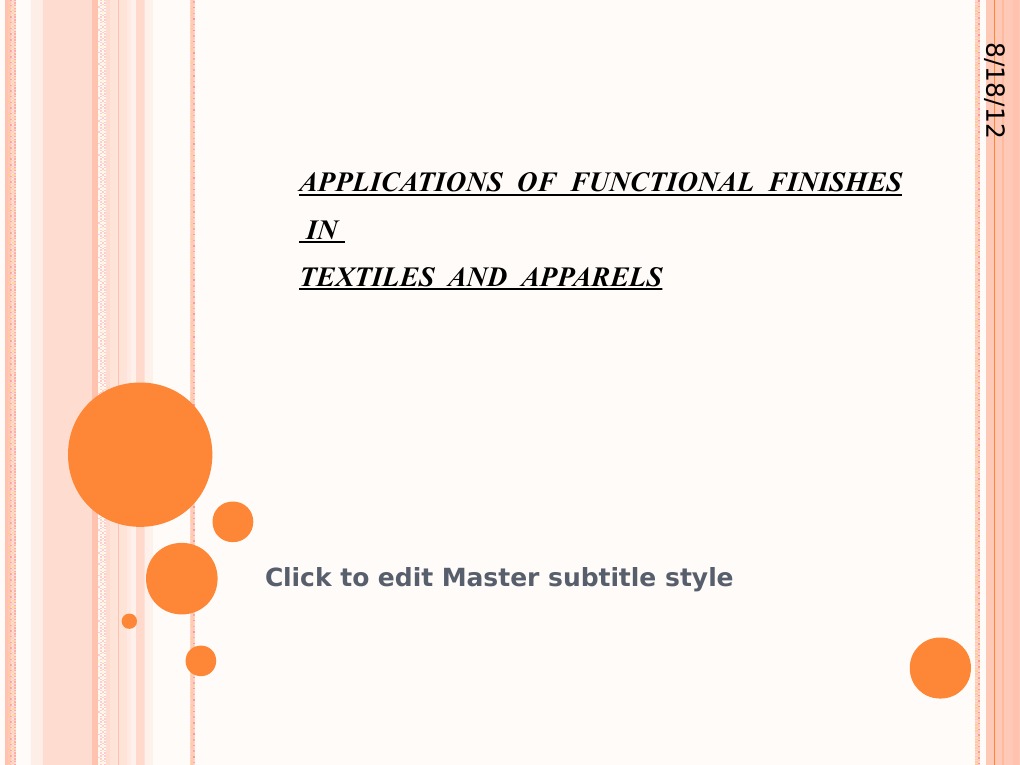 Applications of Functional Finishes | PDF | Textiles | Polyester