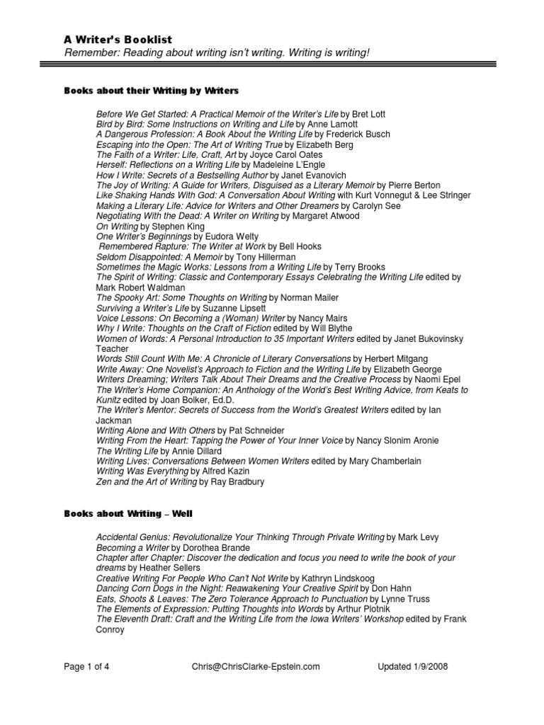 Books About Writing | PDF | Writers | Creative Nonfiction