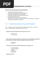 IEB Membership Criteria Overview | PDF | Academic Degree | Doctorate