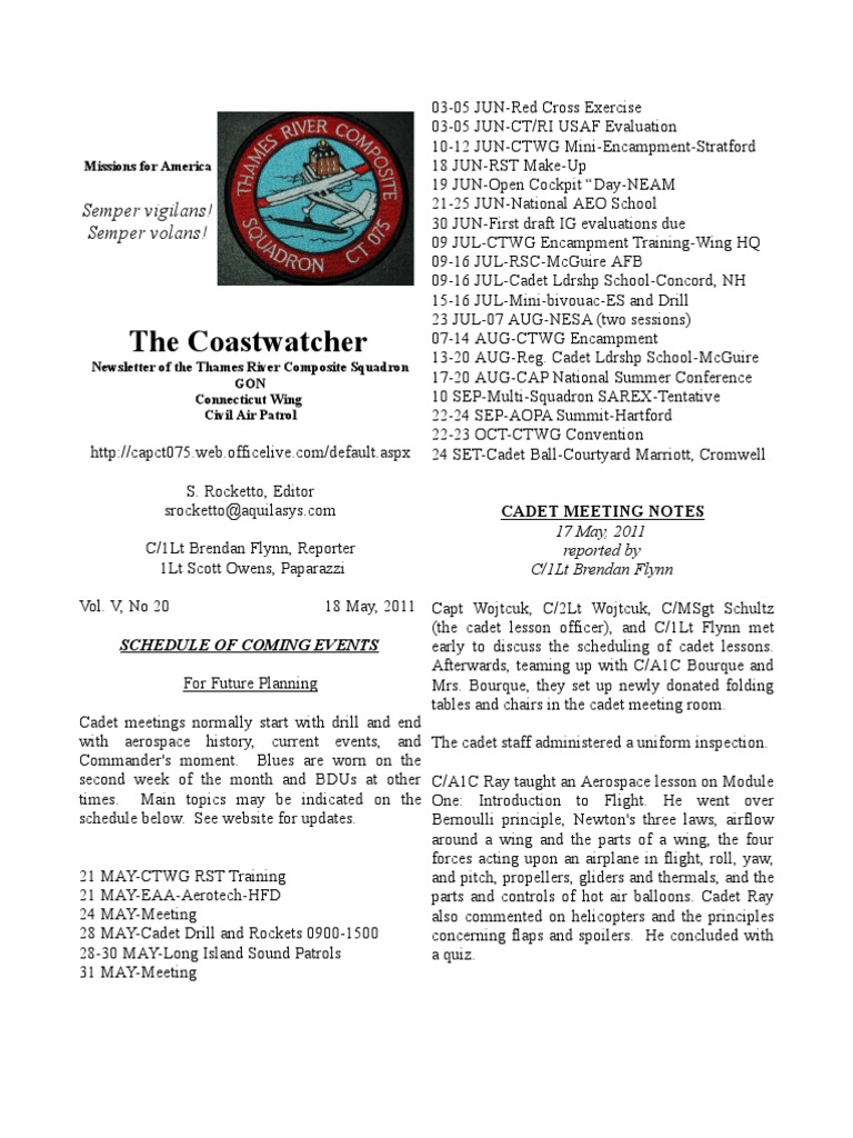 The Coastwatcher: Semper Vigilans! Semper Volans! | PDF | Helicopter ...