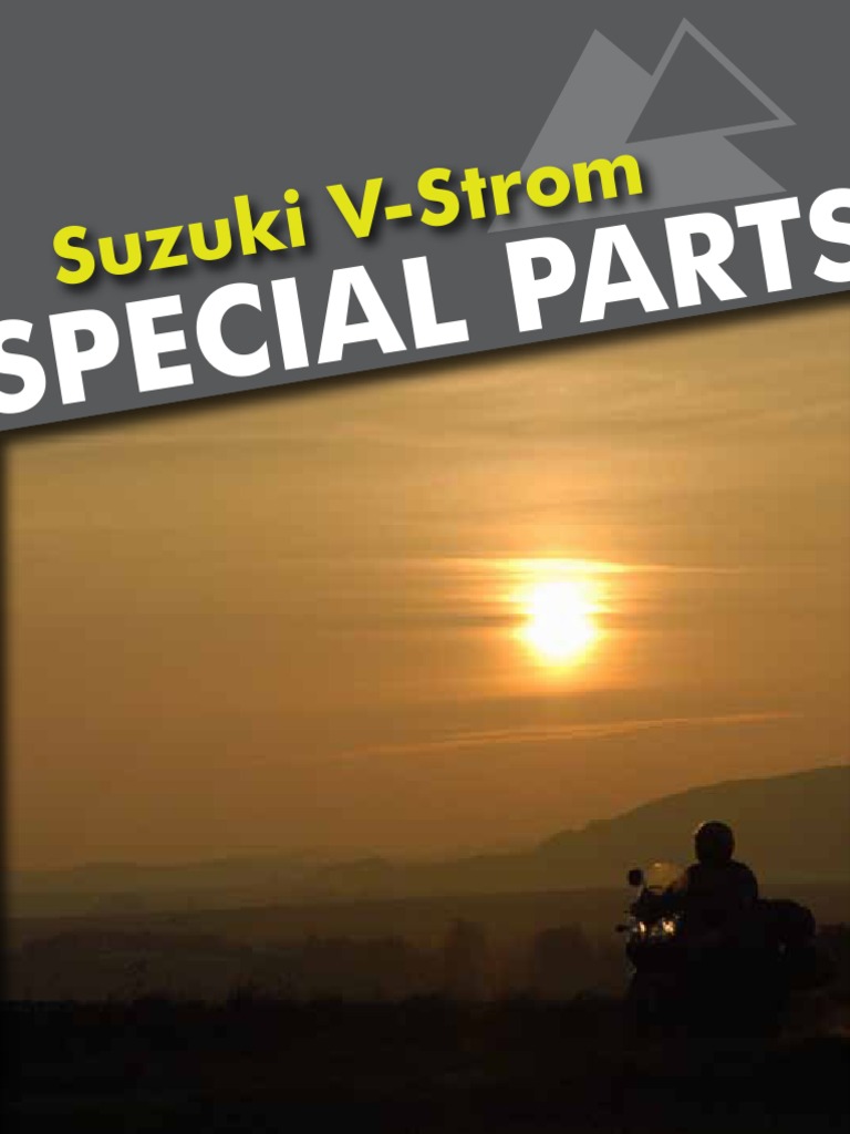 SUZUKI v-STROM 650-1000 - Touratech Catalog | PDF | Backpack | Headlamp