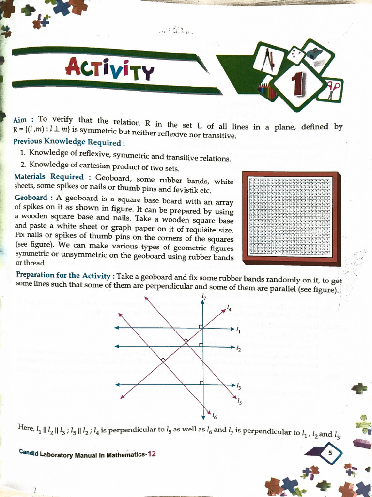 Maths Class 12 Activity File 2025-26 | PDF
