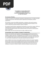 Emb HWMS Emergency Response and Contingency Plan | PDF | Personal ...