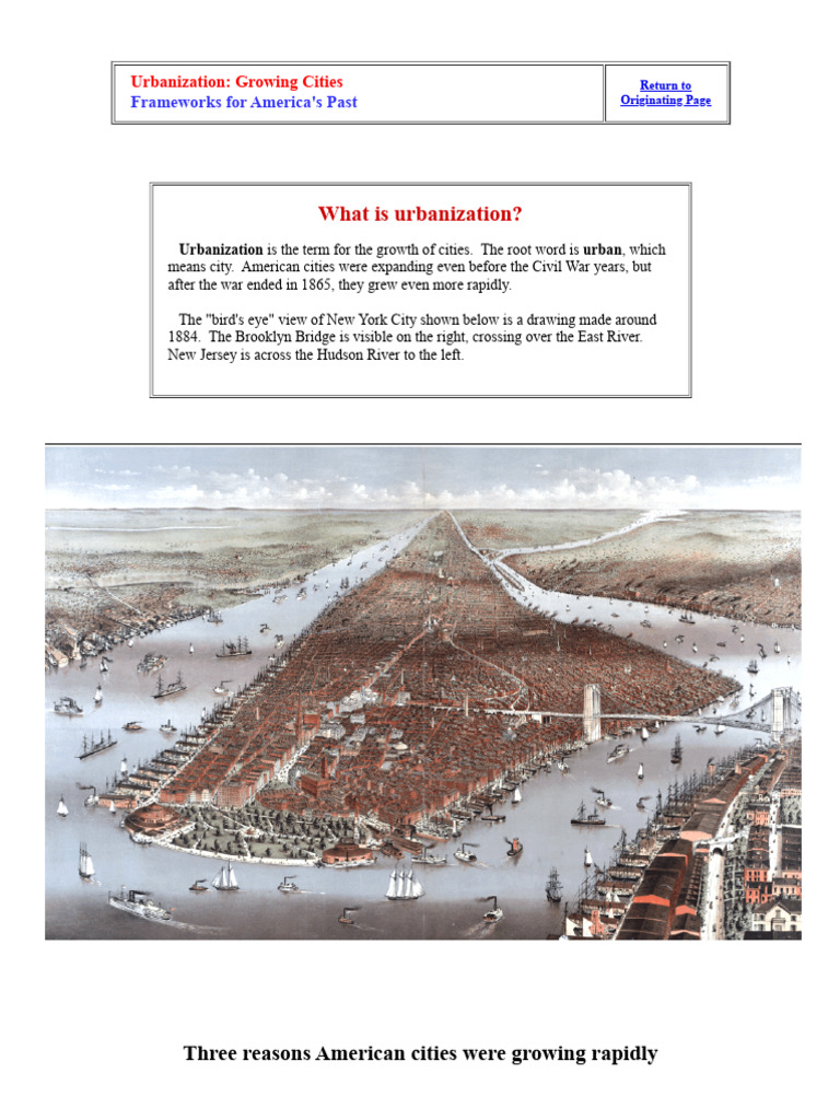 Growing Cities Urbanization | PDF | Urbanization