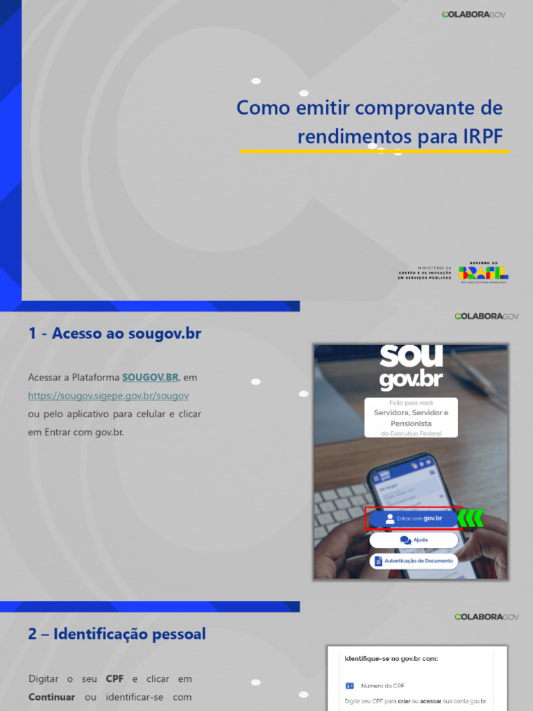 Tutorial - Como Emitir Comprovante de Rendimentos Para IRPF (Com ...