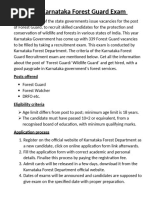 Forest Guard Exam Syllabus 2025 | PDF | Standardized Tests | Student ...