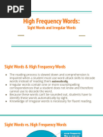 Fry's 1000 Instant Words List | PDF