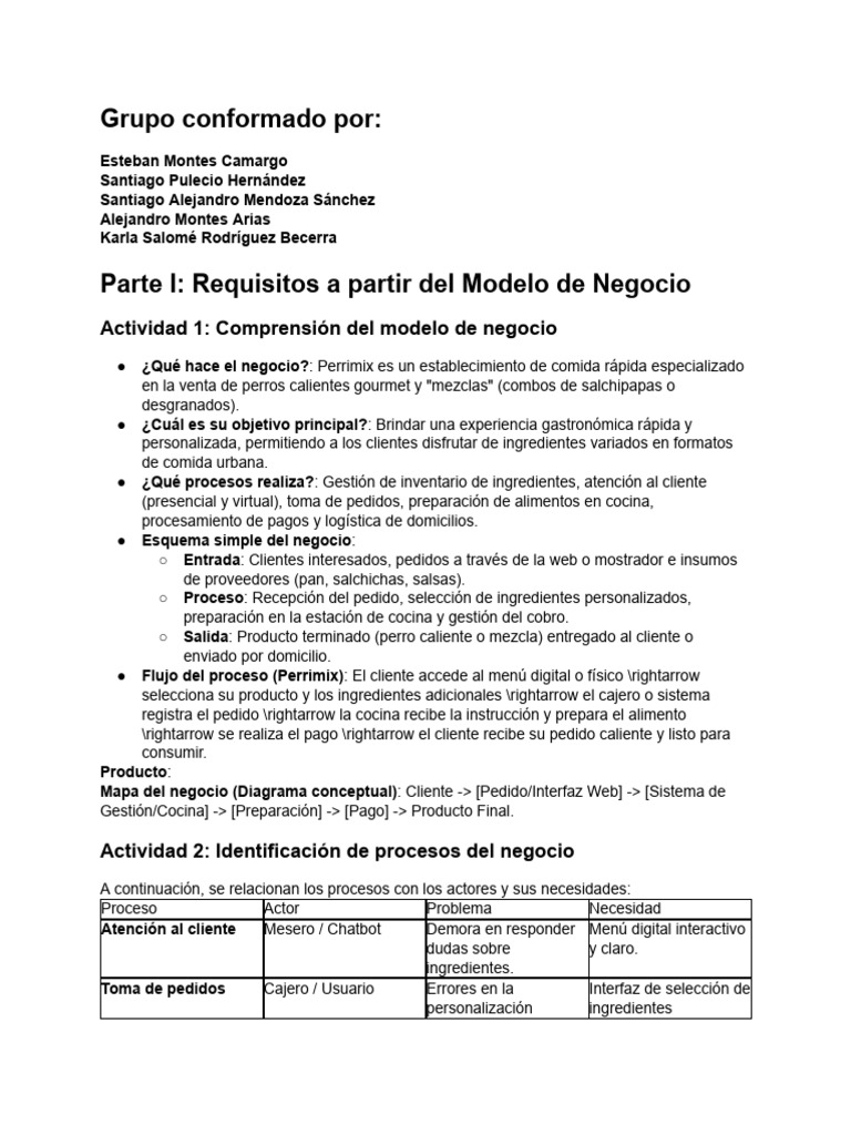 Anexo 3 Modelo de Negocio 27-04-2026 | PDF | Pancho | Informática