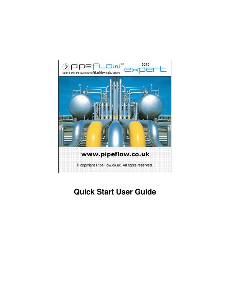 Pipe Flow Expert Quick Start Guide | PDF | Pump | Fluid Dynamics