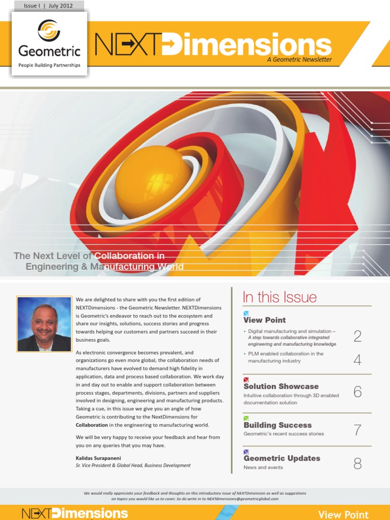 Geometric Newsletter July2012 | PDF | Product Lifecycle | Simulation