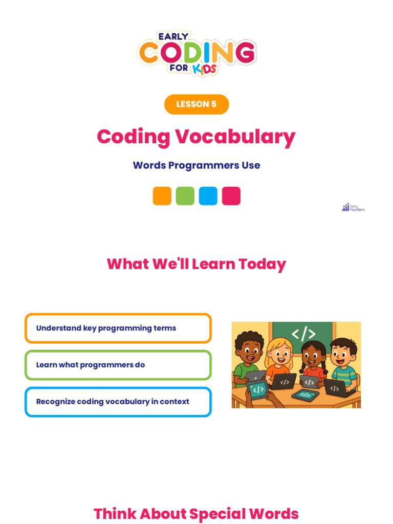 Lesson 5 Coding_Vocabulary | PDF