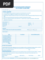 Britam Outpatient Claim Form Guidelines | PDF | Patient | Physician