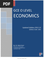 Cambridge Economics Syllabus 2023-2025 | PDF | Economics | Elasticity ...