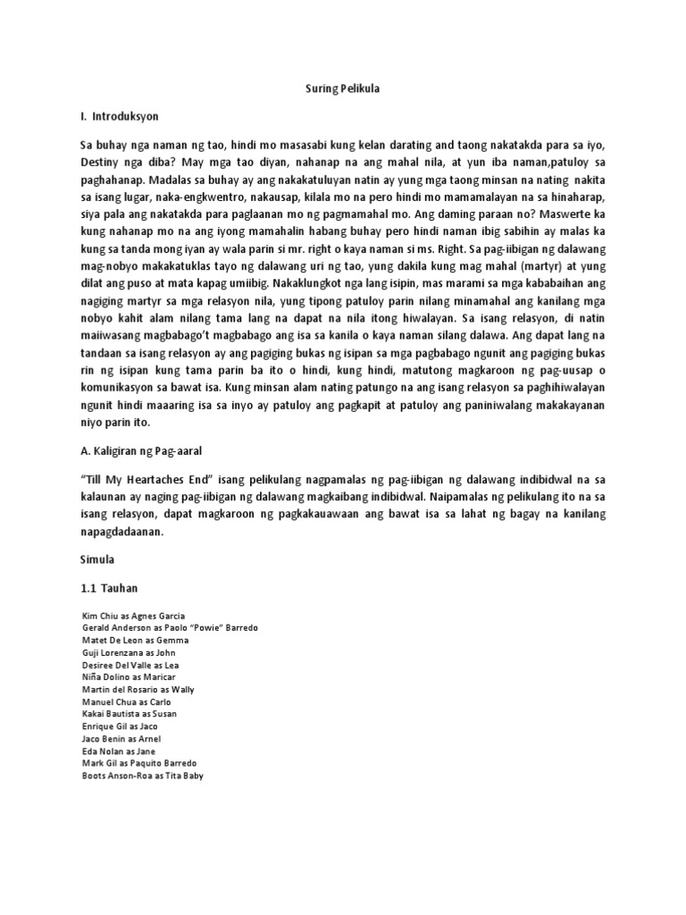 Suring Pelikula | PDF