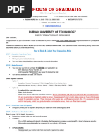 TUT Graduation Attire Order 2025 | PDF | Payments