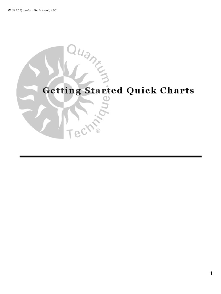 Quantum Techniques Getting Started Quick Charts | PDF | Energy Medicine ...