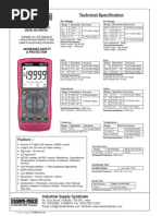 Digitech QM1529 Multimeter Manual | PDF