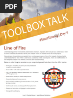 Line of Fire Safety Awareness Guide | PDF | Hazards | Fire Safety