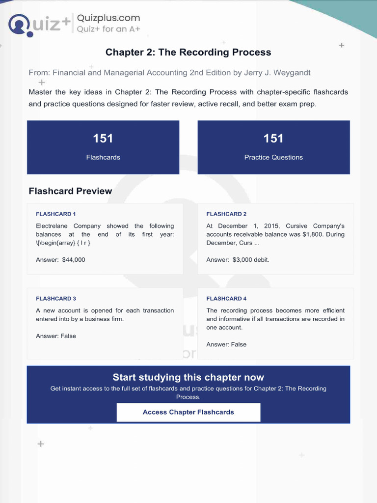 Flashcards for Chapter 2 the Recording Process | PDF