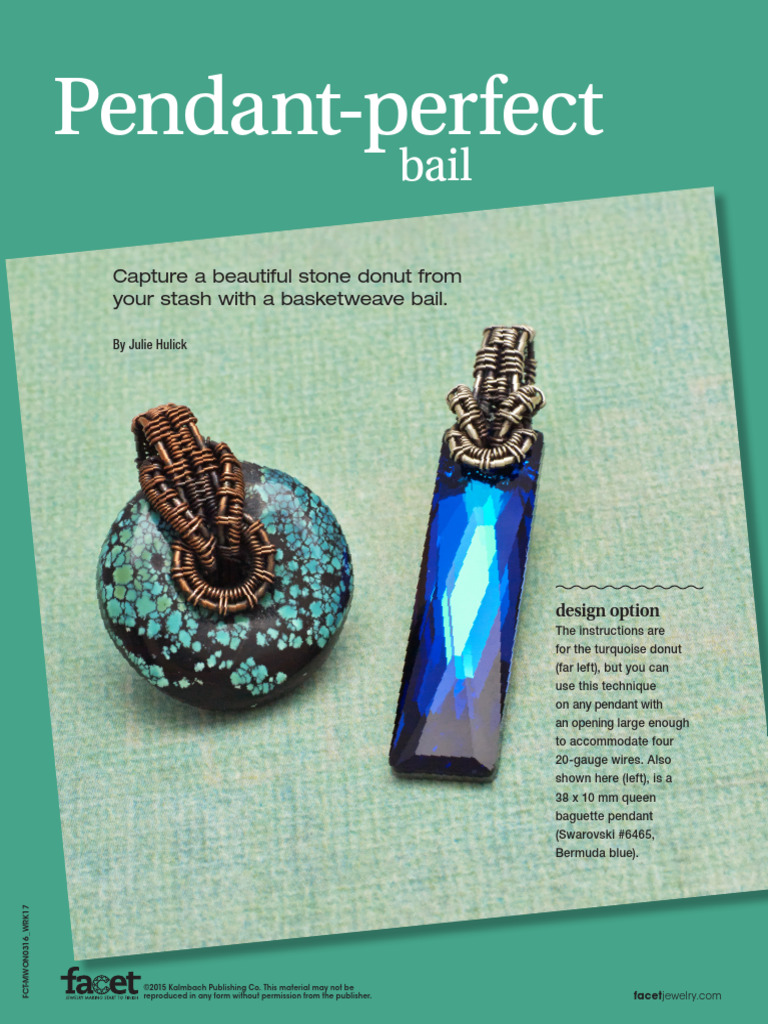 Pendant Perfect Bail | PDF | Wire