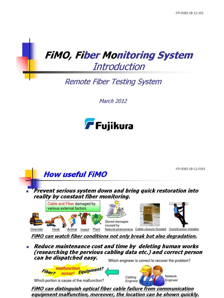 Fiber Monitoring System | Download Free PDF | Fiber To The X ...