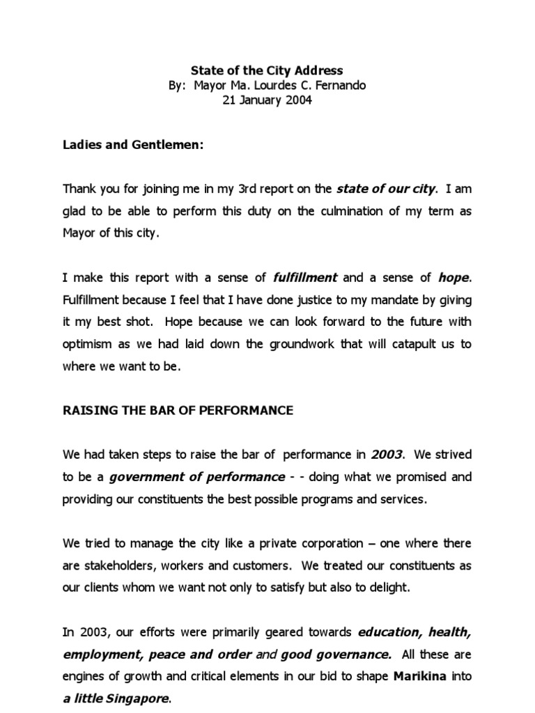 2004 Marikina City State of the City Address | Sidewalk | Metro Manila