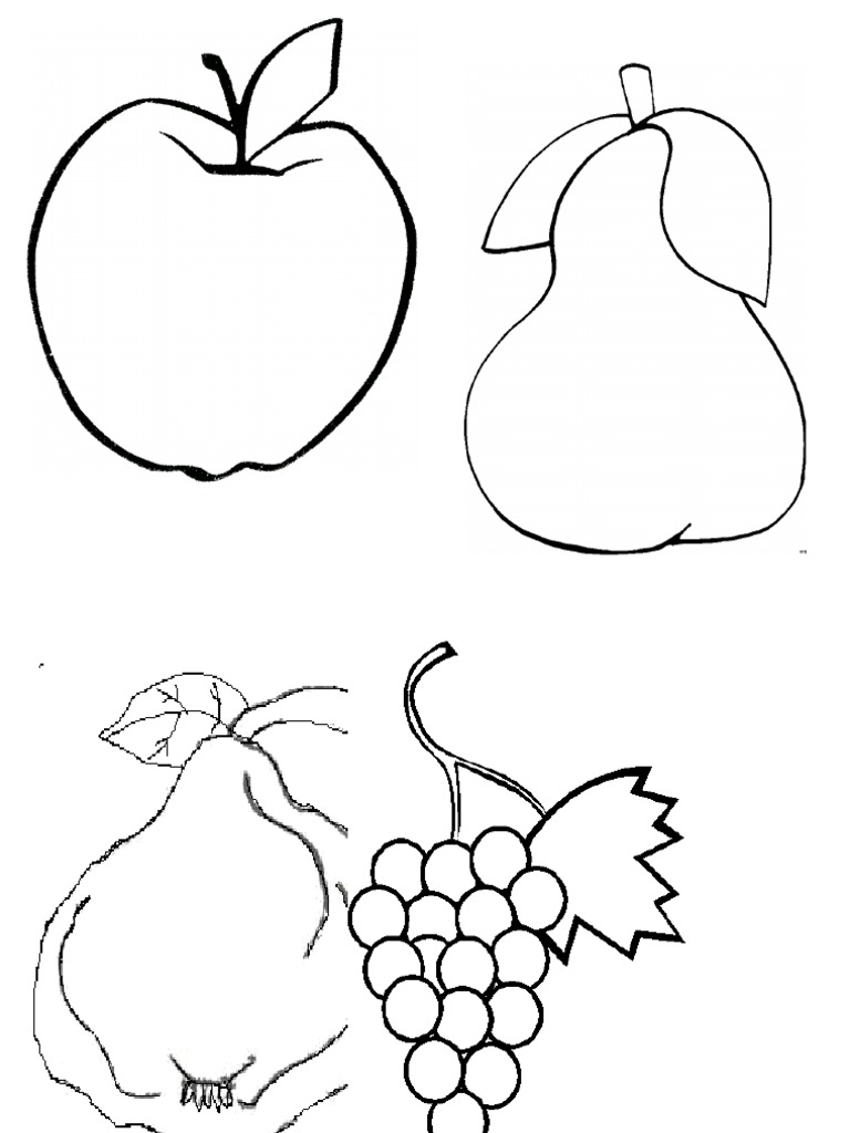 Fructe Si Legume de Toamna Imagini de Colorat