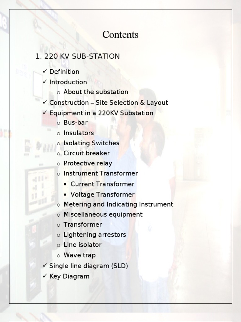 220 KV Sub-Station | PDF | Electrical Substation | Transformer