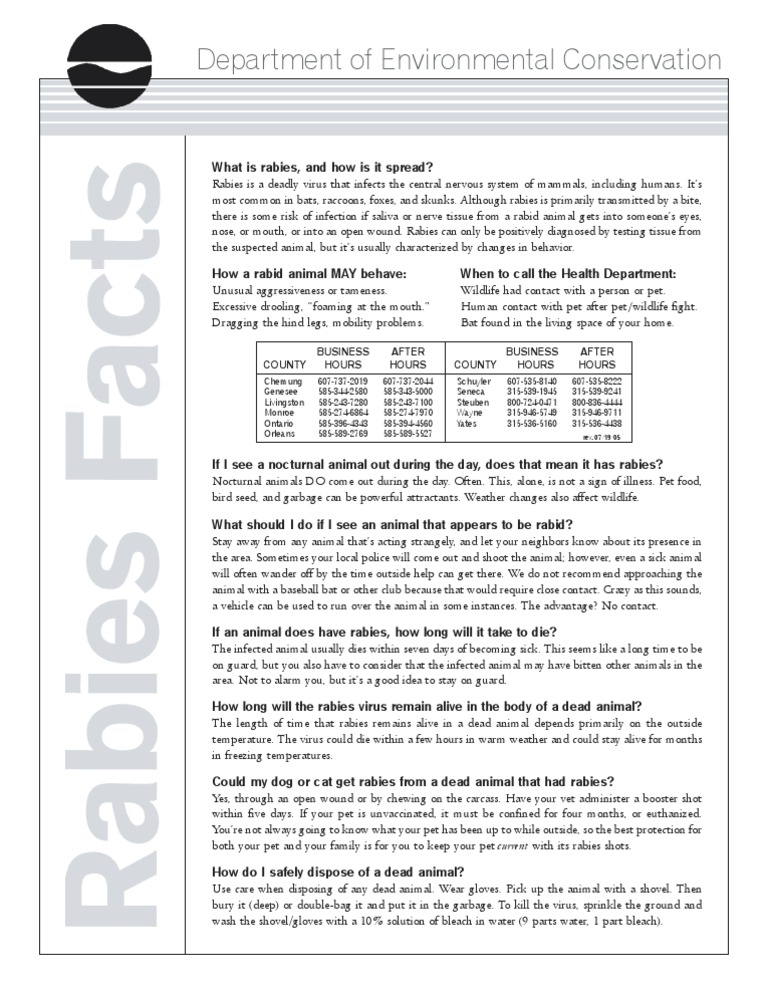 Rabies | PDF | Rabies | Animals And Humans