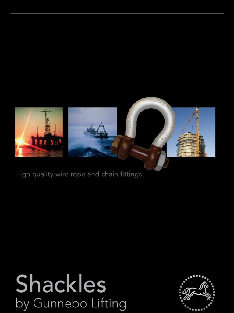 Gunnebo Lifting Shackle Catalogue 2010 | PDF | Structural Load | Screw