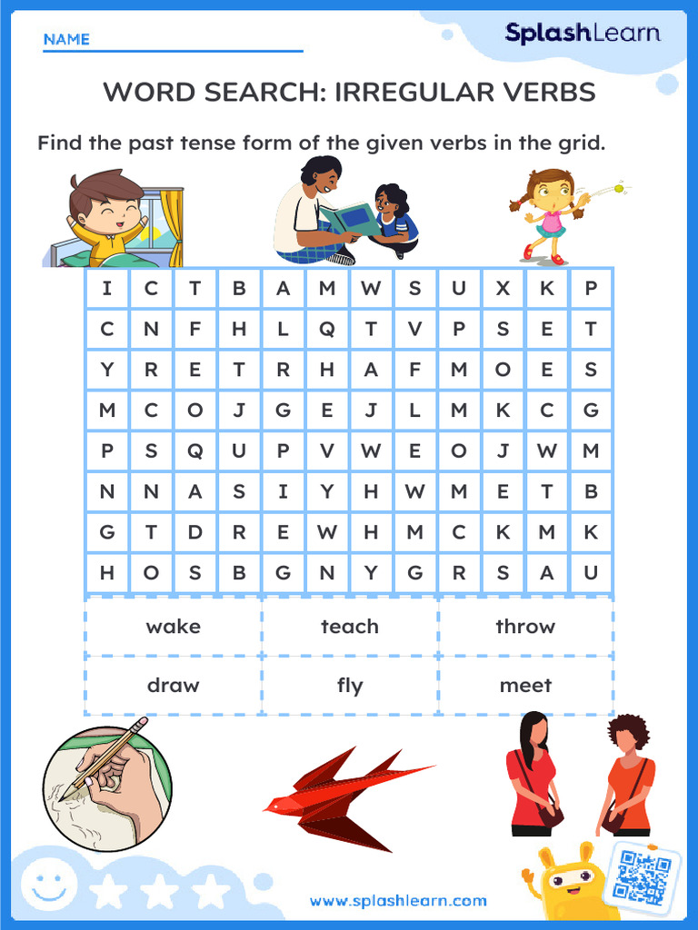 Word Search Irregular Verbs 2 | PDF