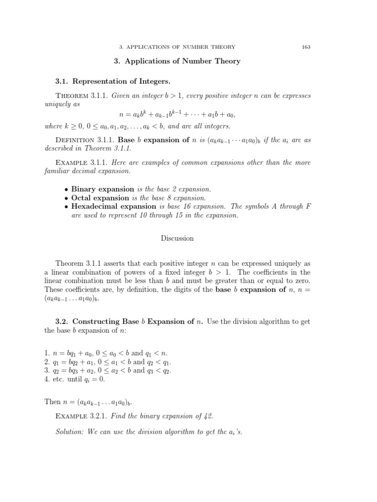 Binary Expansion | PDF | Prime Number | Ring Theory