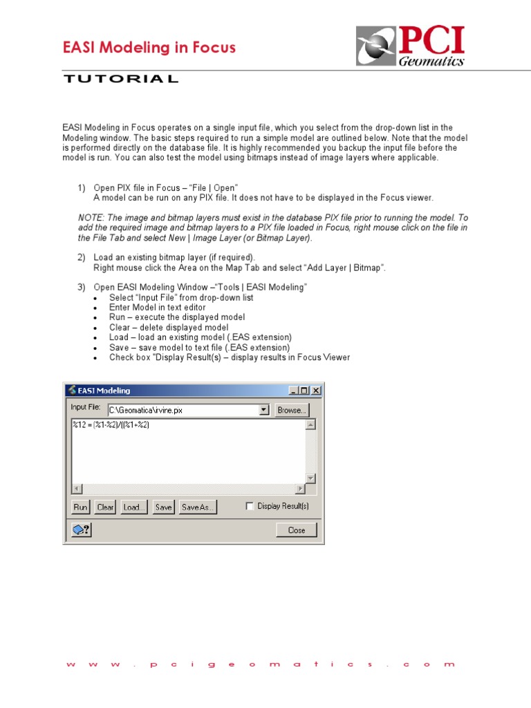 EASI Modeling in Focus | PDF | Control Flow | Exponentiation