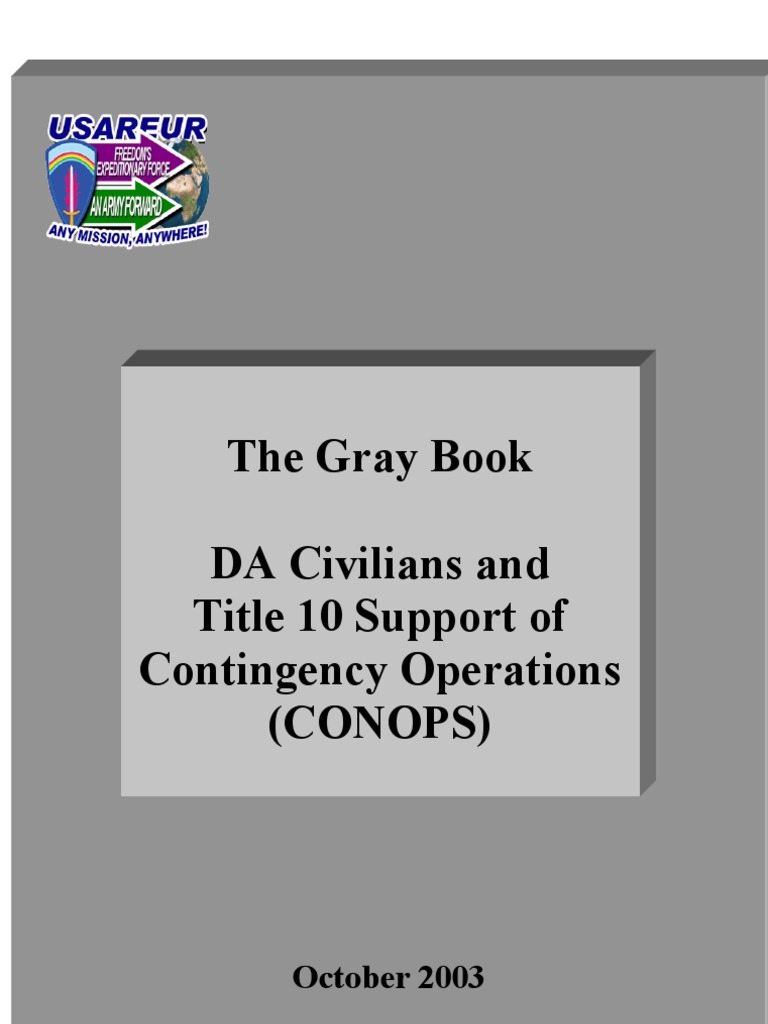 The Gray Book DA Civilians and Title 10 Support of Contingency ...