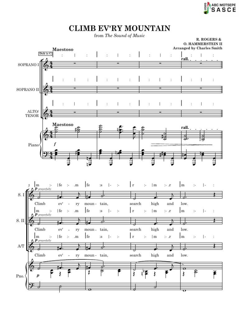 (Western GR 5 To 7) - Climb Every Mountains From The Sound of Music ...