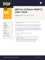 BNF for Children 2024-2025 Edition | PDF
