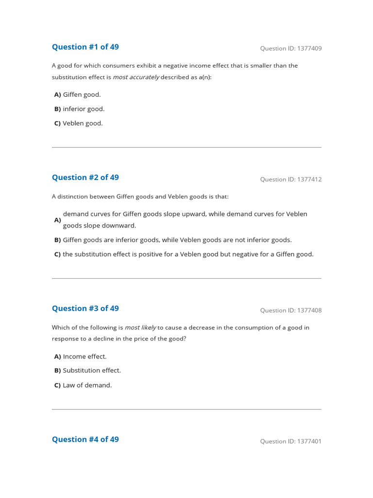 Reading 8 Topics in Demand and Supply Analysis | PDF | Elasticity ...