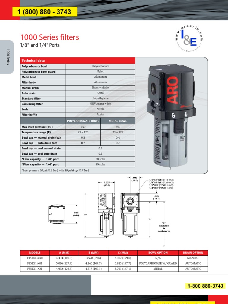 ARO Flo 1000 Series | Download Free PDF | Valve | Pipe (Fluid Conveyance)