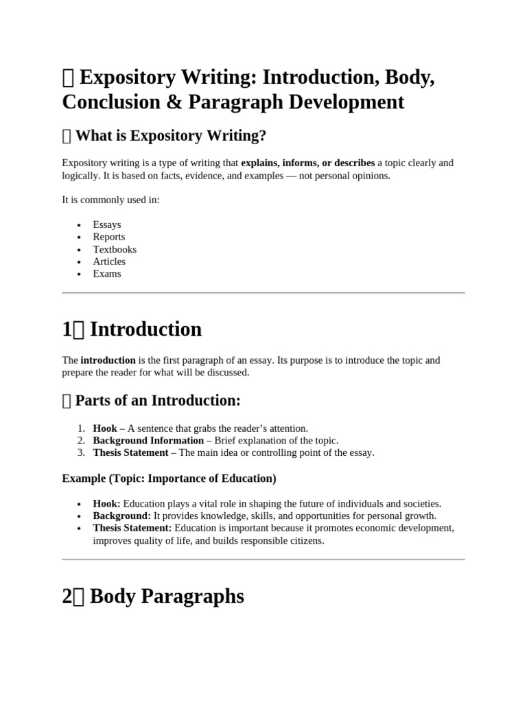 ? Expository Writing | PDF | Essays | Human Communication