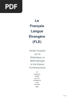 Définition de FLE, FLS et FLSCO | PDF | Langue française